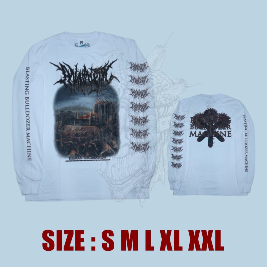 LONGSLEEVE – ANOMALISTIC – Human Decimation – White – INTERLUDE RECORDS